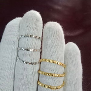 Arthritis Finger Splint Sterling Silver or Brass Adjustable Handmade ...