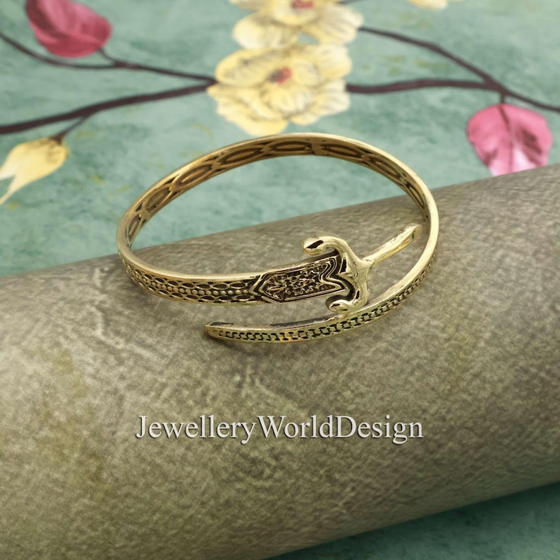 Arabian Sword Bangle Bracelet | Gold Plated Dagger Cuff | Arabic Middle ...