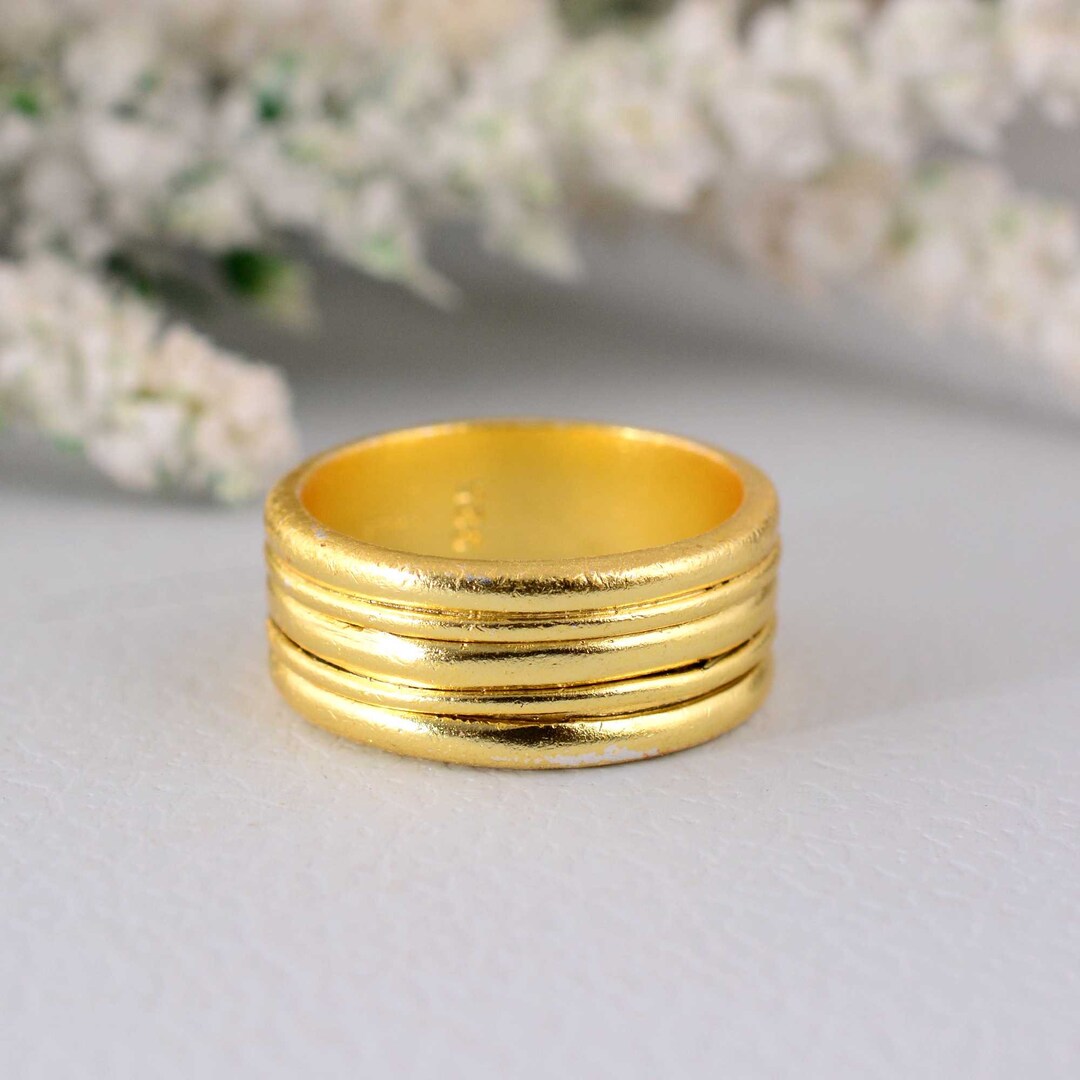 Simple Brass Ring for Women and Men, Indian Traditional Brass Ring ...