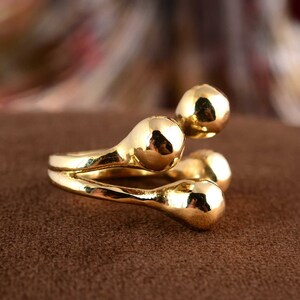 Ball Adjustable Ring, Open Ring, Bubbles Ring, Chunky Ring, Ring for ...