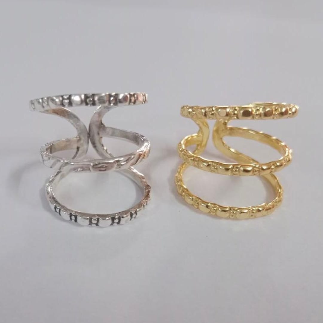 Arthritis Finger Splint Sterling Silver or Brass Adjustable Handmade ...