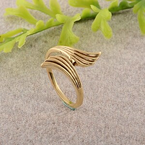 Gold Filled Wings Ring, Adjustable Wings Ring, Angel Wing Ring for ...