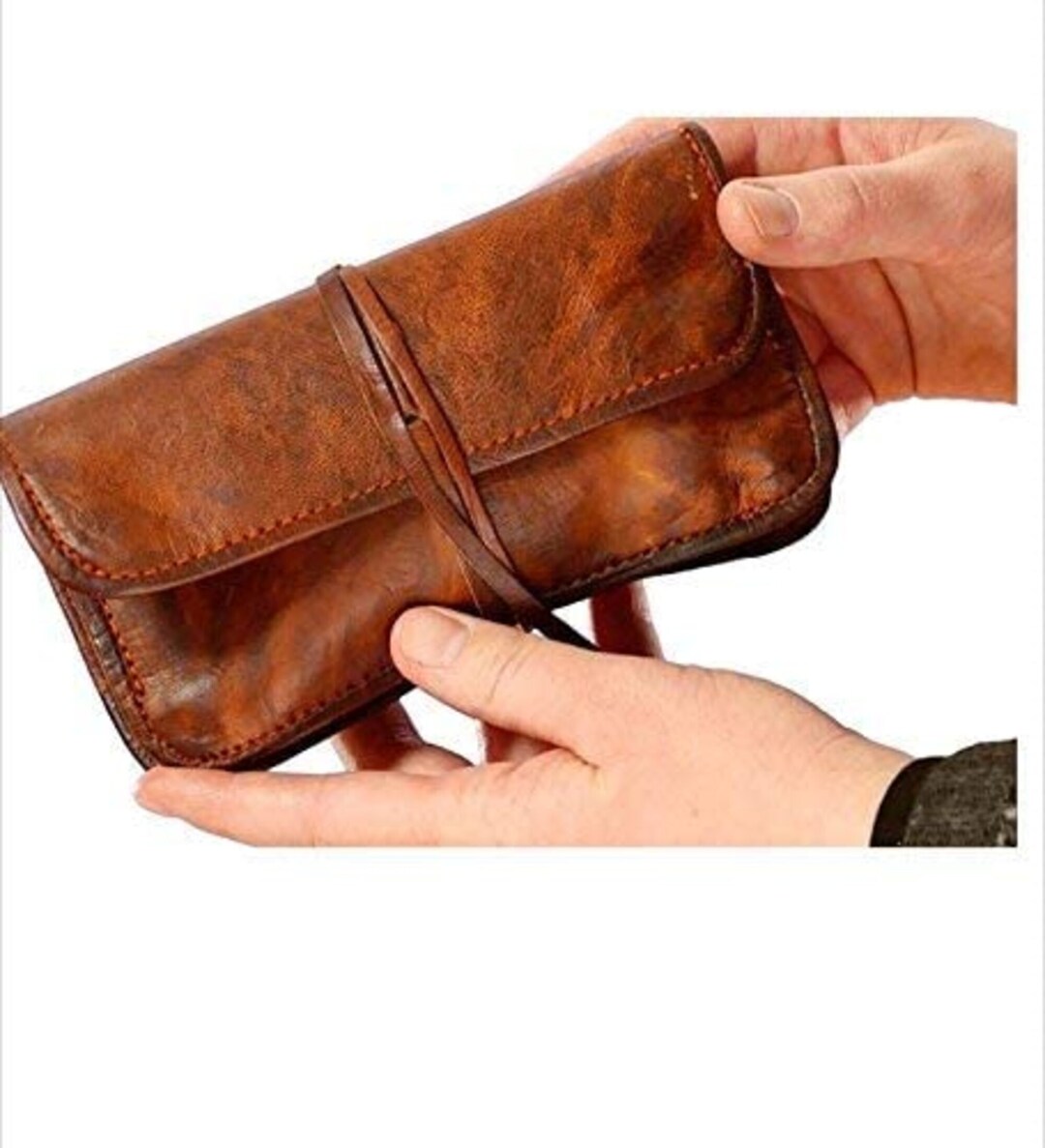 Leather Tobacco Case, Leather Tobacco Pouch, Tobacco Bag, Rolling ...