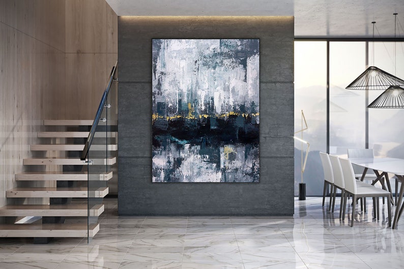 Original Abstract Canvas ArtLarge Abstract Canvas Artlarge | Etsy