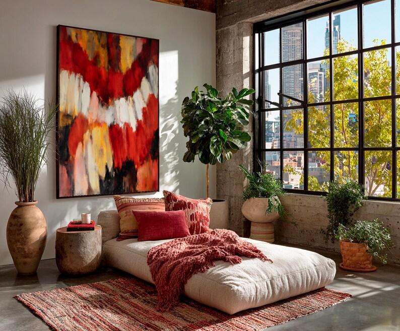 Extra Large Wall Art on Canvas, Original Abstract Paintings ...