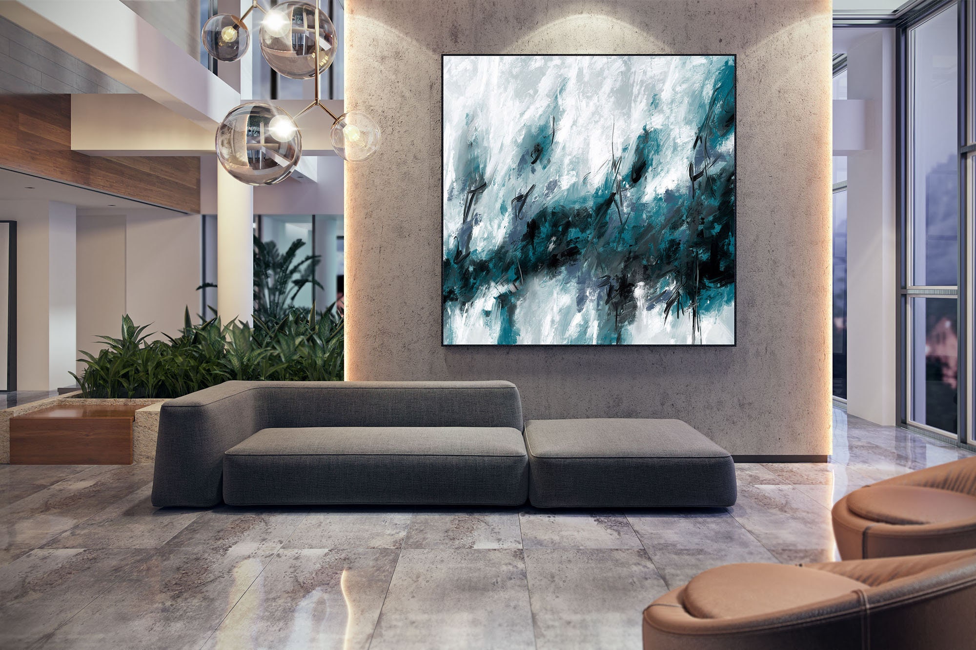 Extra Large Wall Art Textured Painting Original - Etsy