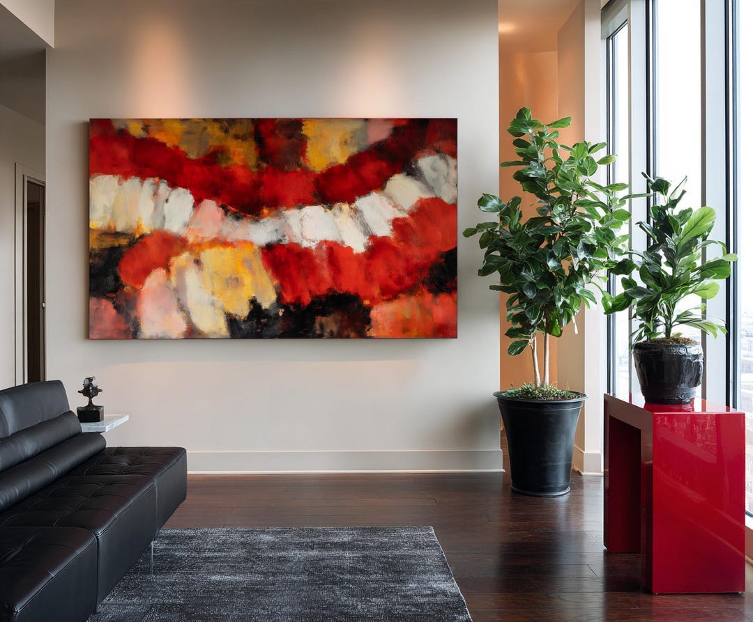 Extra Large Wall Art on Canvas, Original Abstract Paintings ...