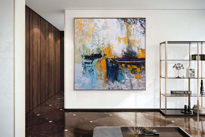 Large Modern Wall Art Paintinglarge Abstract Wall - Etsy UK