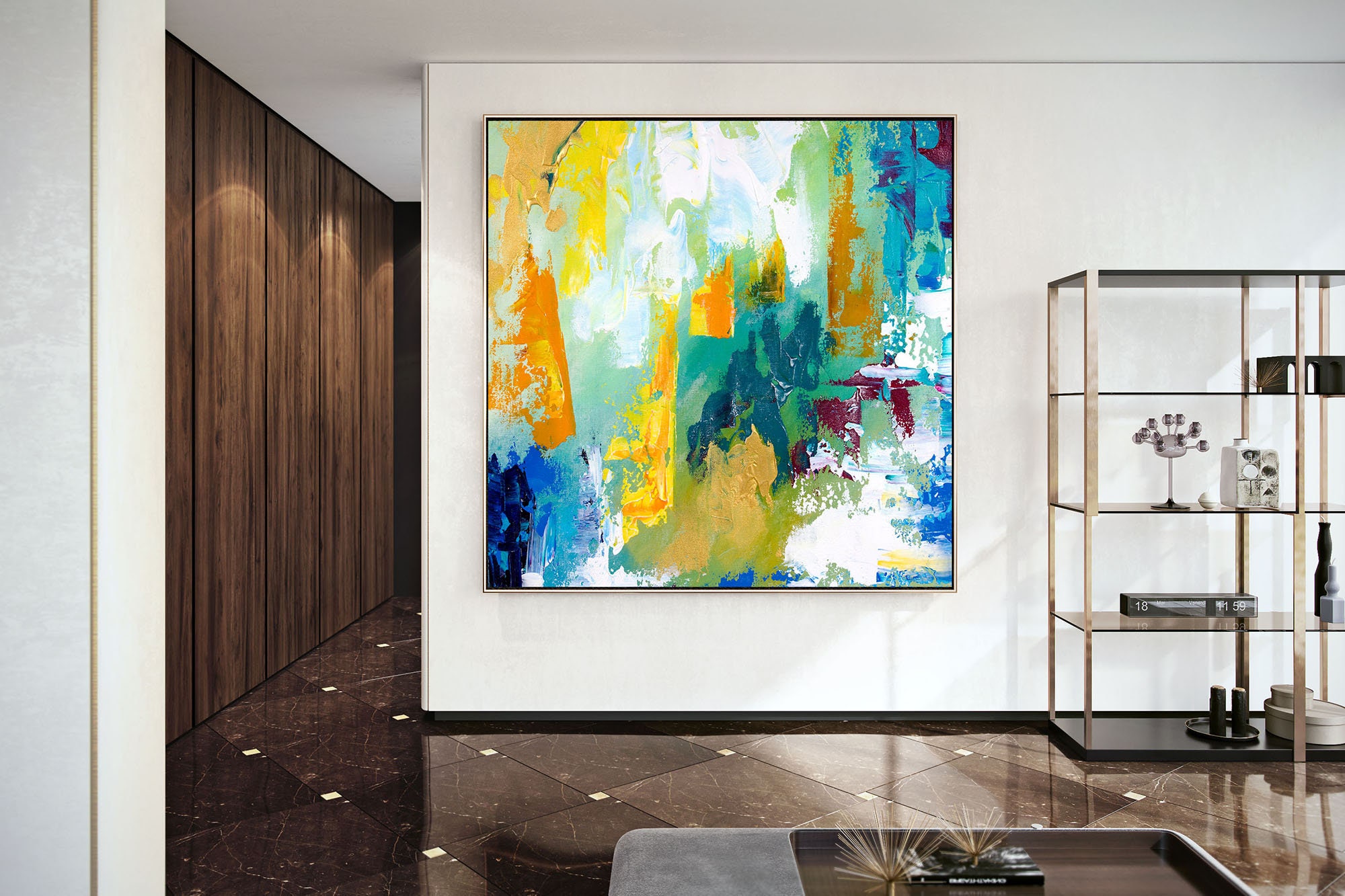 Extra Large Wall Art Original Handpainted Contemporary XL - Etsy