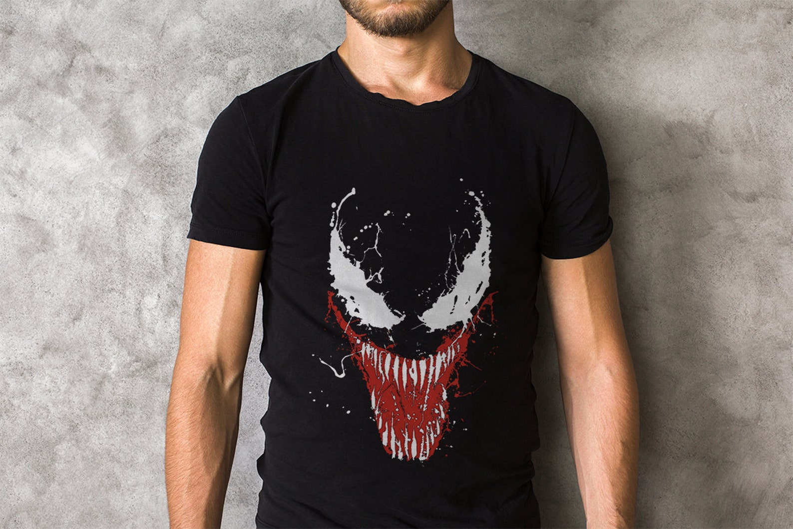 Venom Graphic Art T-Shirt Marvel Comics Tee Men's | Etsy