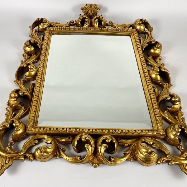 Large Vintage Mirror - Etsy