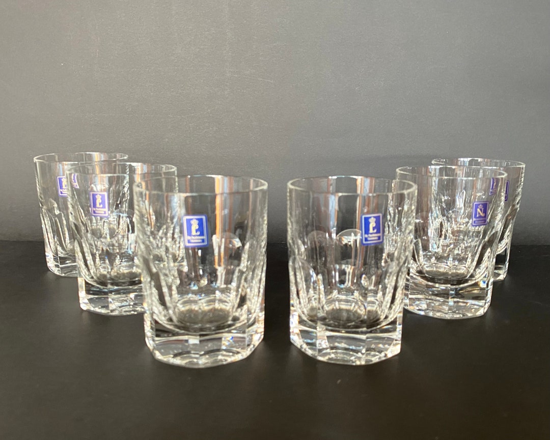 Nachtmann Set of 6 Cut Crystal Whiskey Tumblers, Alexandra Series ...