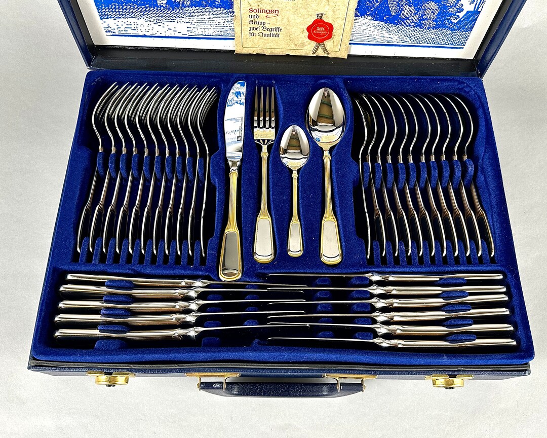 Cutlery Set From Solingen, Germany | 12 Person Cutlery Set | Solingen ...