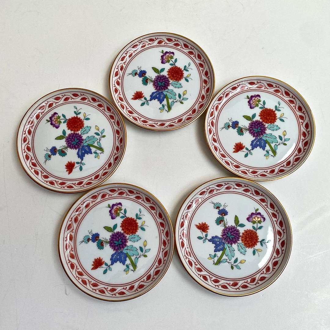 Vintage Set of Porcelain Plates by Kaiser Taijuan Pattern W.germany ...
