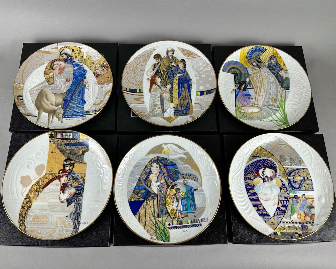 Knowles Biblical Mothers Collector Plates by Eve Licea (boxed Set) - Etsy