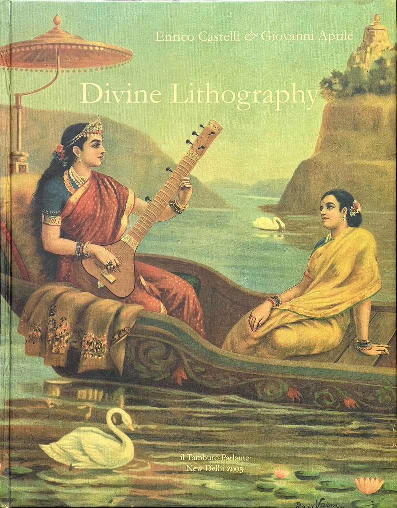 Divine Lithography: Indian Lithography Art Book - 168 Full-color Pages ...