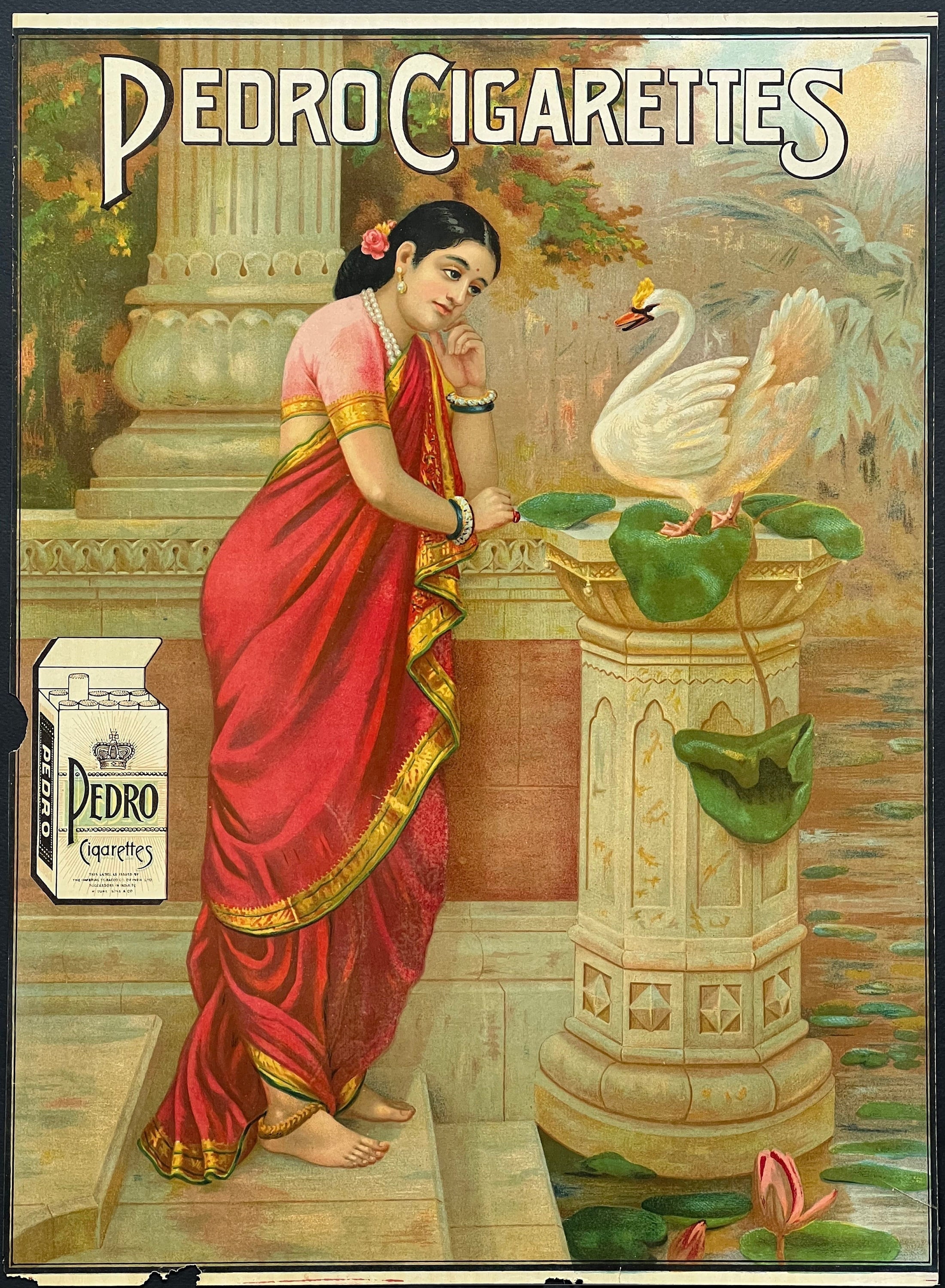 Hamsa Damayanti Raja Ravi Varma - Etsy