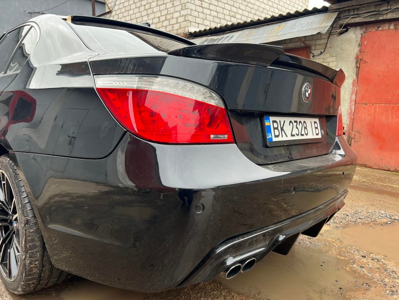 Bmw E60 M4 Style Rear Trunk Spoiler Lip Spoiler DUCKTAIL for Sedan ...