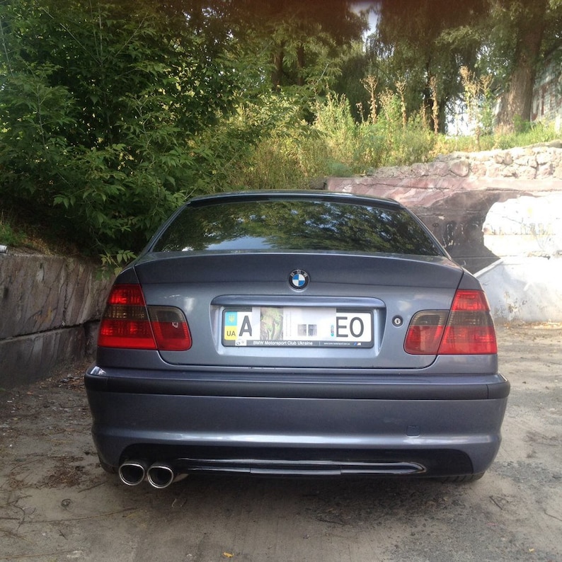 BMW E46 Rear CSL Spoiler M3 Bmw E46 Sedan Spoiler Lip 4 Door - Etsy