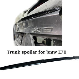 Bmw E70 X5 Lip Spoiler Rear Boot Trunk Wing Ducktail Abs Plastic ...