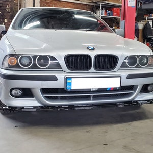 Bmw E39 Front Lip for M Bumper Splitter Lip Spoiler ABS PLASTIC - GLOSS ...