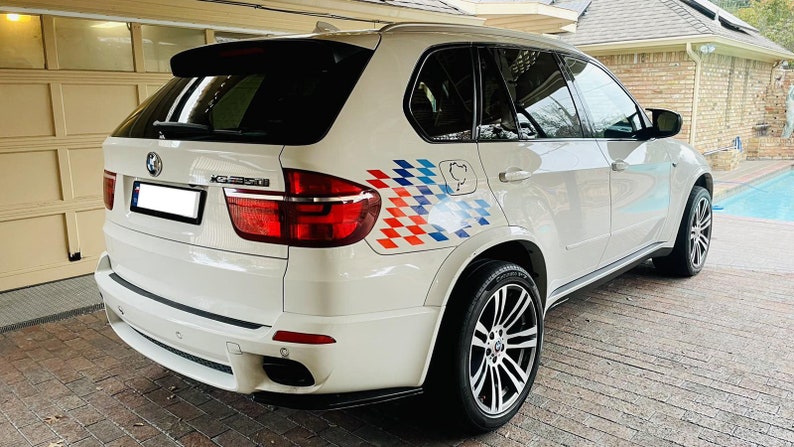 BMW X5 E70 Front Lip and Rear Bumper Lip Spoiler for MSPORT Bumpers for ...
