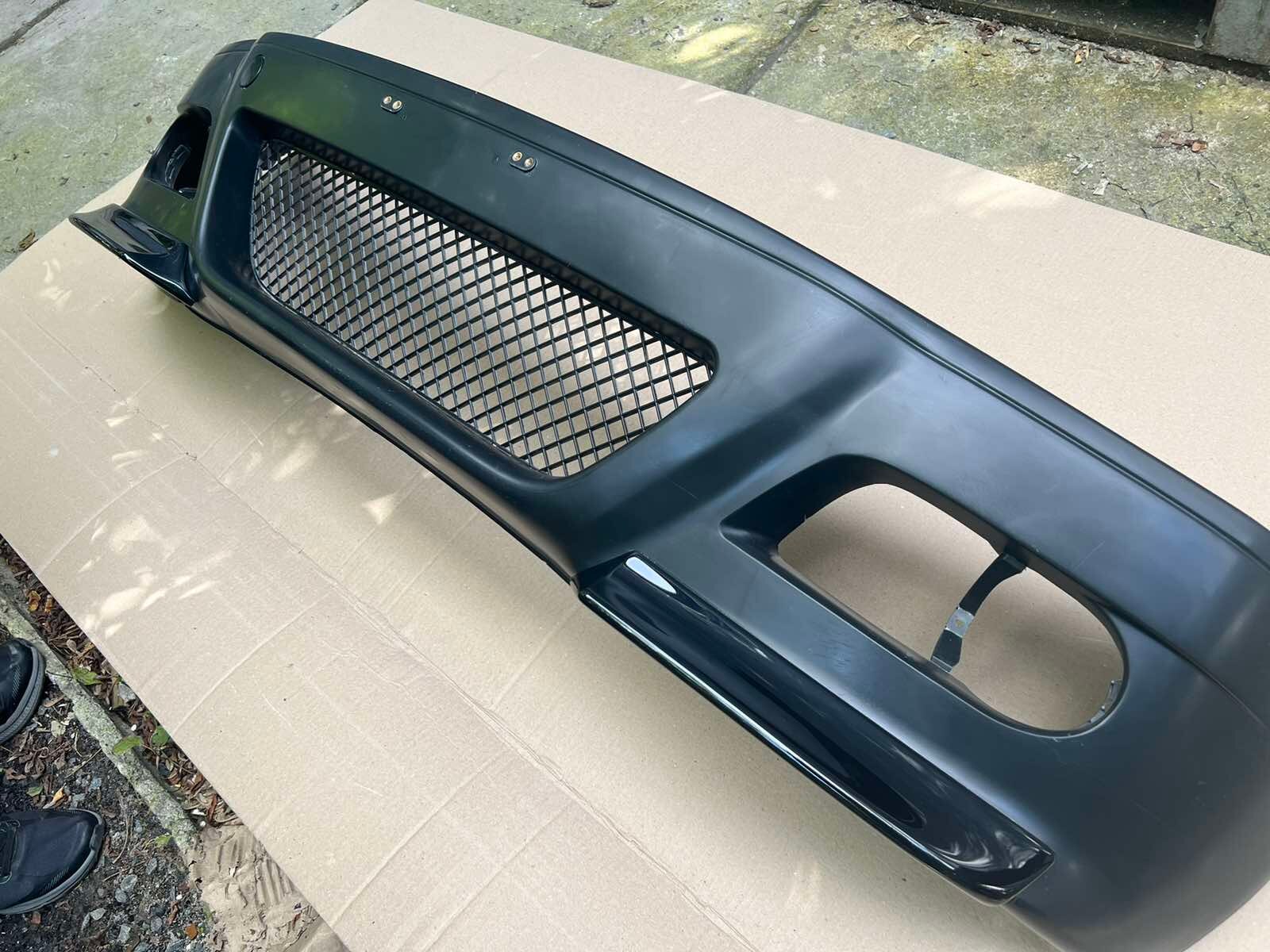 Bmw E46 CSL Front Sides Lip Spoiler for M3 Bumper Splitter Diffusser ...