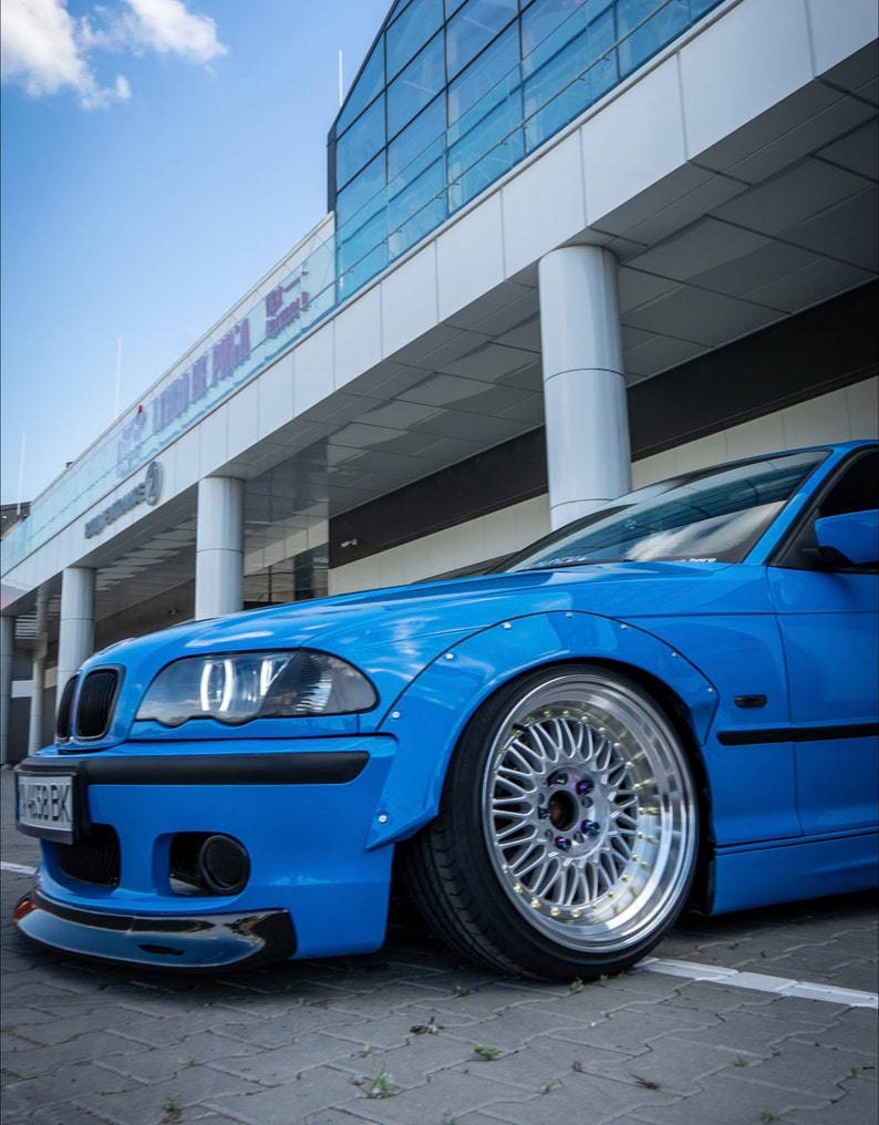 Bmw E46 CSL Front Lip Spoiler MSPORT Mtech 2 Bumper Splitter - Etsy