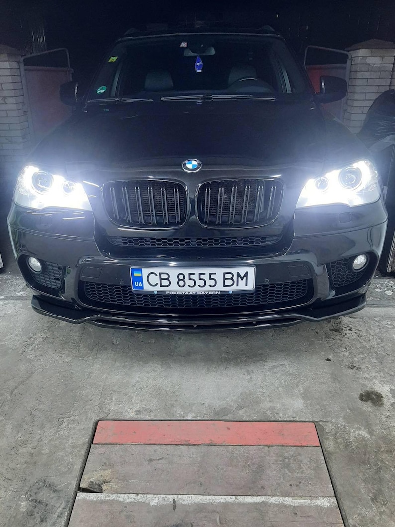 BMW X5 E70 Front Lip Bumper Lip Spoiler for MSPORT Bumpers for 11-13 ...