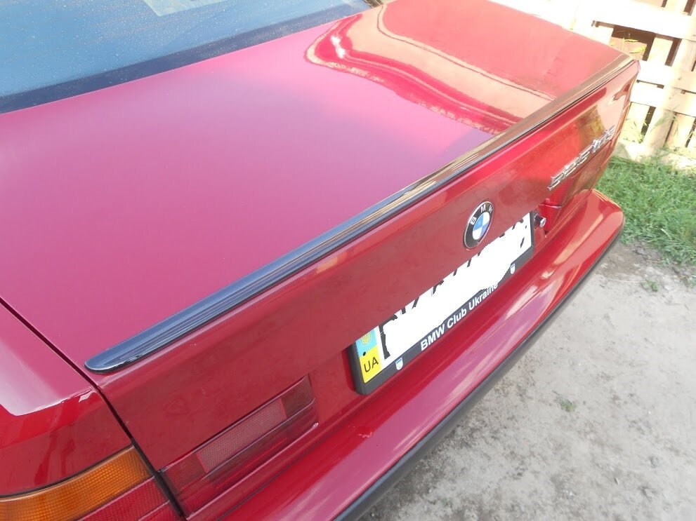 Bmw E34 Spoiler Sedan Rear Spoiler Lip Splitter for All Bmw E34 Sedan ...