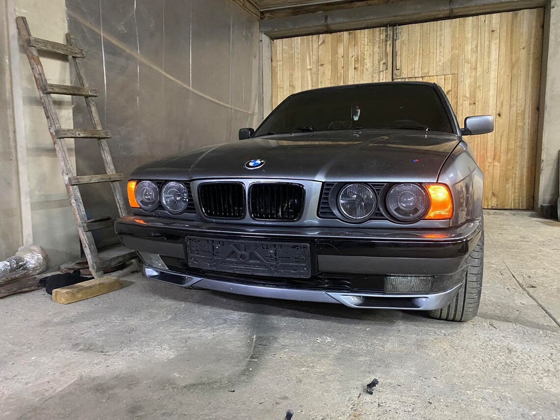 Bmw E34 540 Front Bumper Splitter Lip Spoiler Body Kit Brake Ducts - Etsy