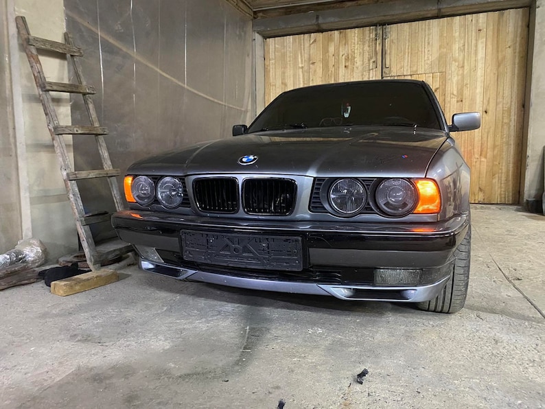 Bmw E34 540 Front Bumper Splitter Lip Spoiler Body Kit Brake - Etsy