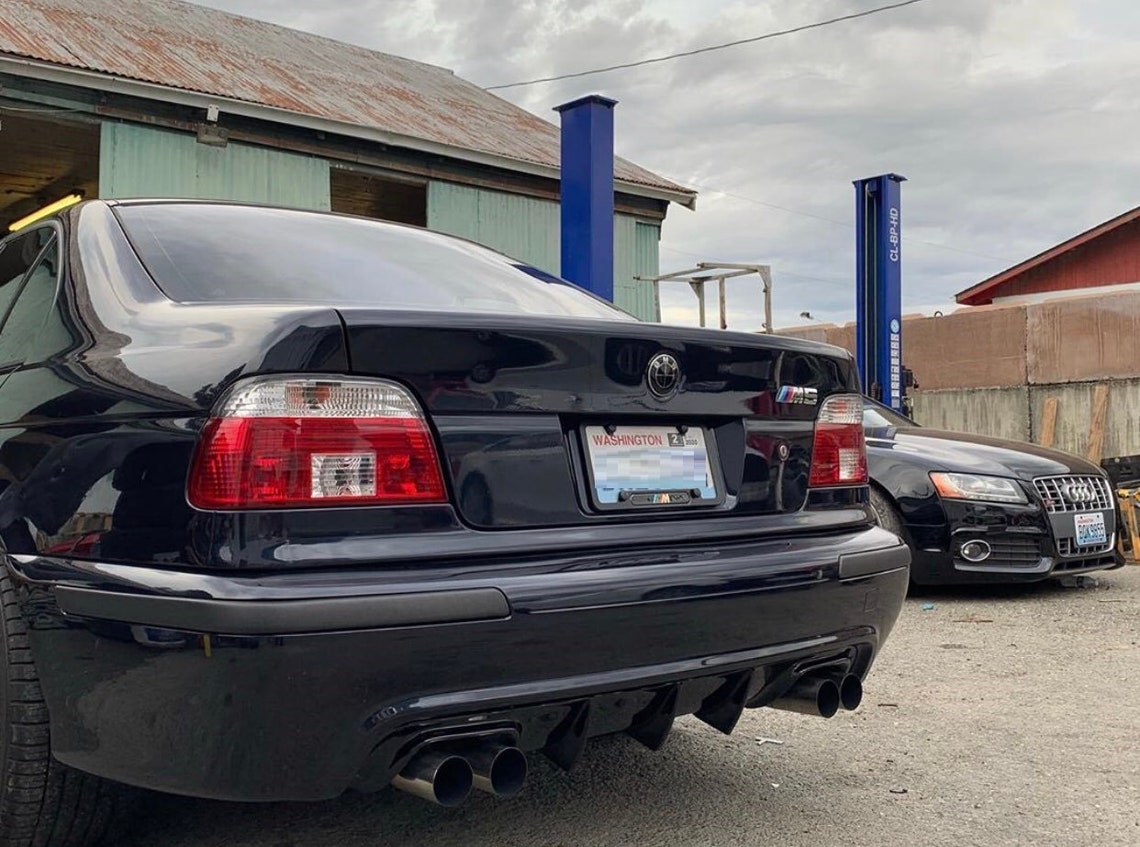 BMW E39 Rear Bumper Diffuser Lip Splitter M5 HM LIP Spoiler - Etsy