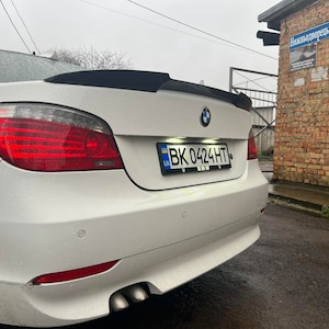 Bmw E60 M4 Style Rear Trunk Spoiler Lip Spoiler DUCKTAIL for Sedan ...