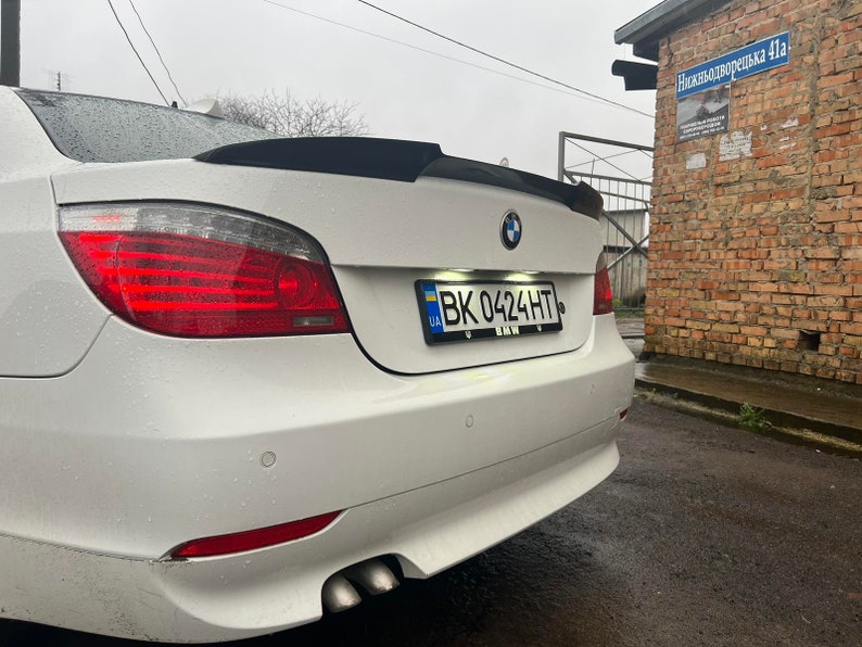 Bmw E60 M4 Style Rear Trunk Spoiler Lip Spoiler DUCKTAIL for Sedan ...