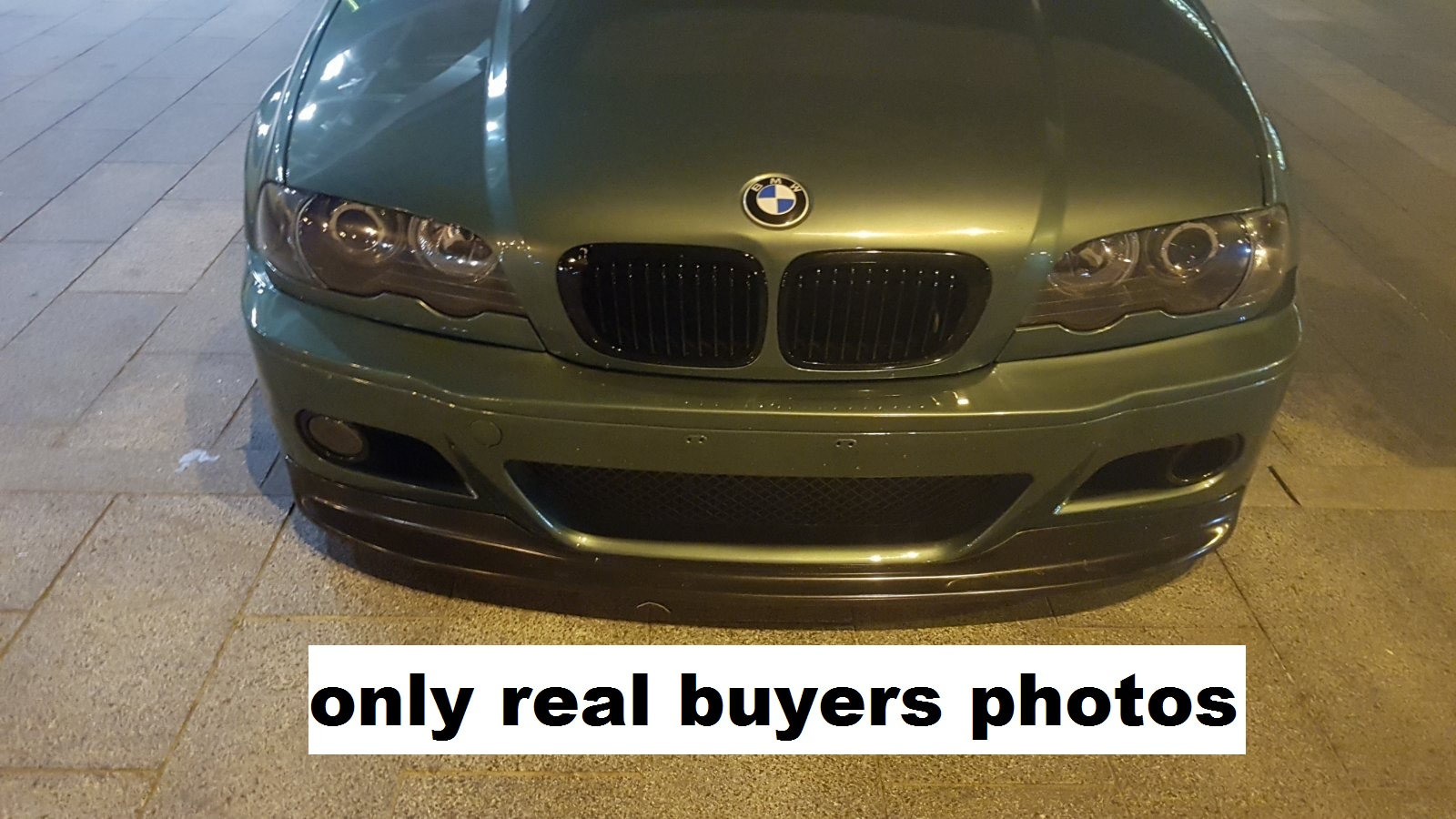 Bmw E46 Csl Front Lip Spoiler M3 Bumper Splitter CSL Style Abs Plastic ...