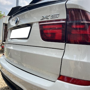 Bmw E70 X5 Lip Spoiler Rear Boot Trunk Wing Ducktail Abs Plastic ...