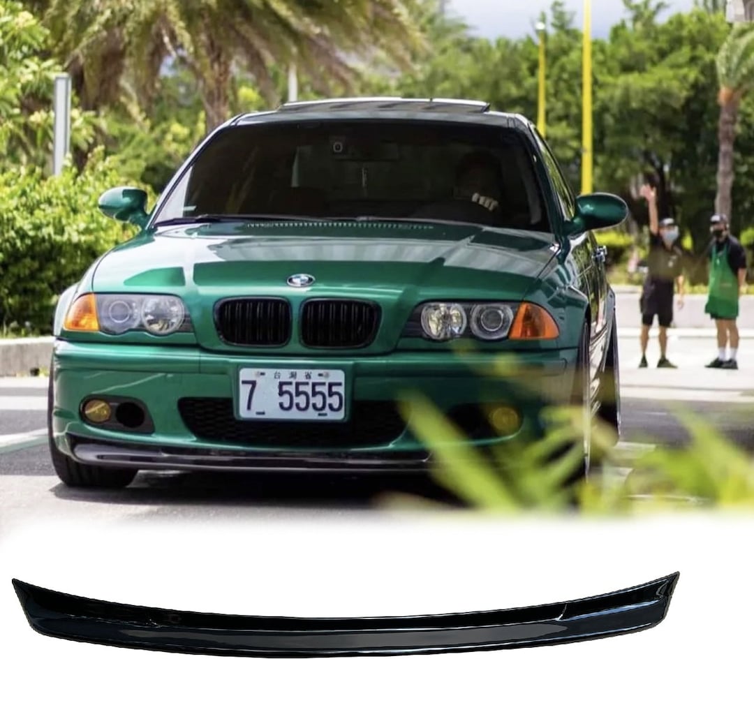 Bmw E46 Front Lip CSL Spoiler MSPORT Bumper Splitter Front Diffuser ...