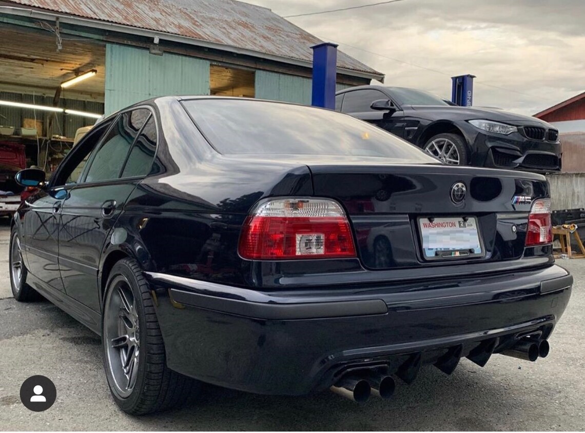 BMW E39 Rear Bumper Diffuser Lip Splitter M5 HM LIP Spoiler - Etsy Canada