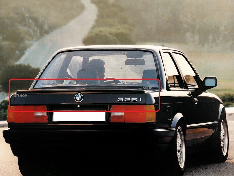 Bmw E30 Spoiler Sedan Rear Spoiler Lip for All Bmw E30 - Etsy
