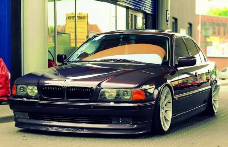 Bmw E38 Alpina Front Bumper Lip Spoiler + for Window + Headlights Pads ...
