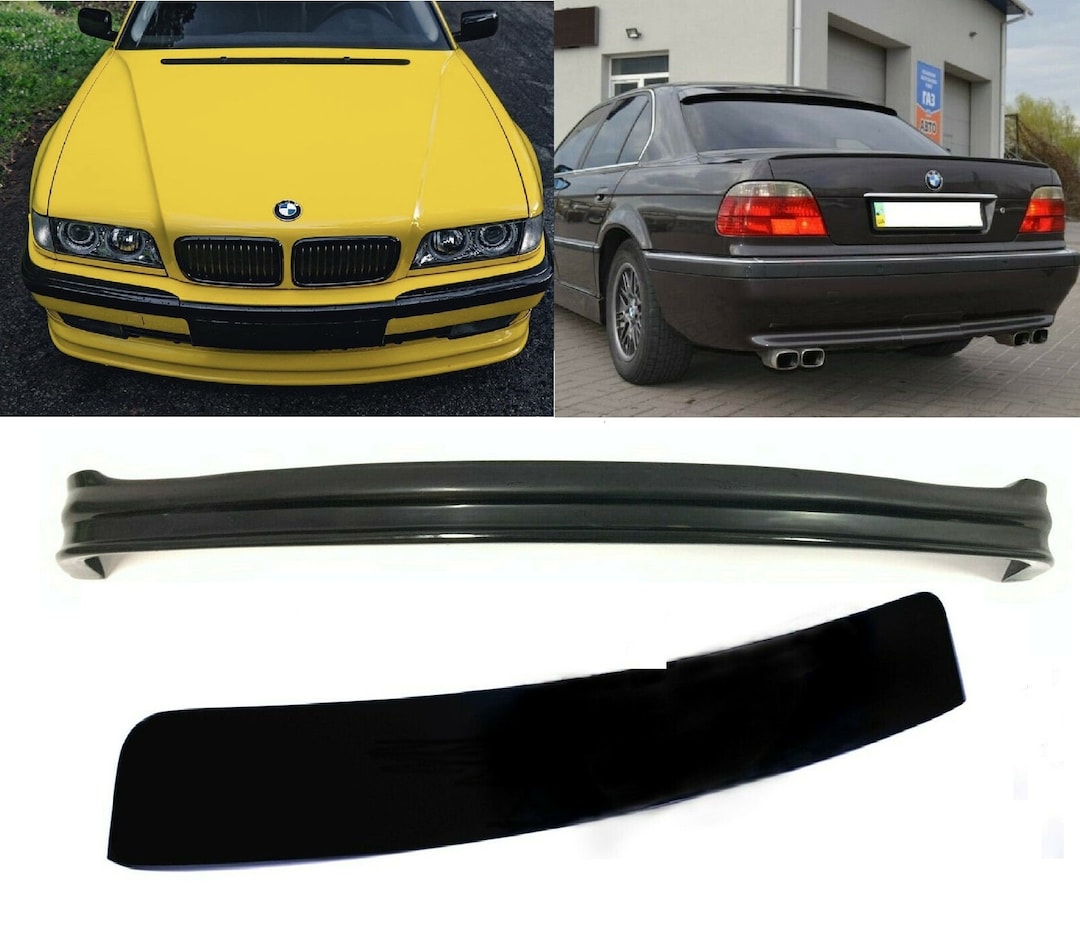 Bmw E38 Front Bumper Lip Spoiler + Roof Spoiler Front Spitter Rear ...