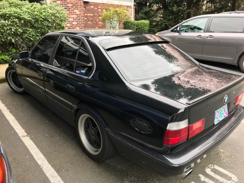 BMW E34 Spoiler Lip 520 525 530 540 M5 Type Rear Roof Spoiler Wing Bmw ...