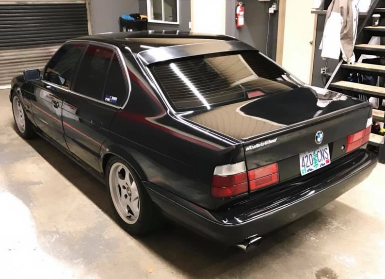 BMW E34 Spoiler Lip 520 525 530 540 M5 Type Rear Roof Spoiler Wing Bmw ...