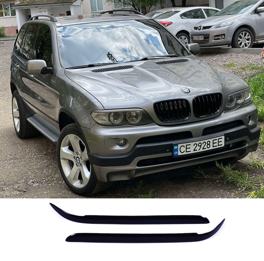 Bmw E53 X5 LCI Headlight Eye Lid Brows Eyelids EYEBROWS COVER 04-06 - Etsy
