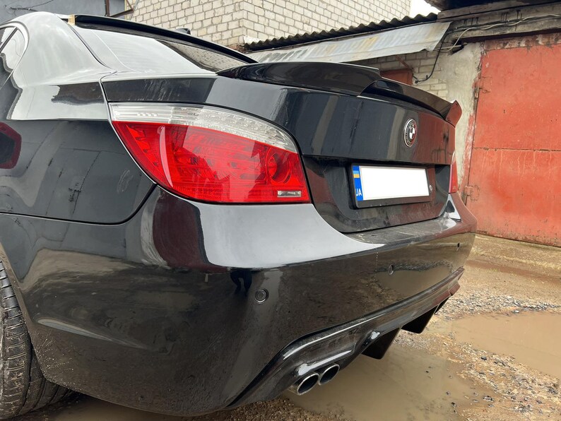 Bmw E60 M4 Style Rear Trunk Spoiler Lip Spoiler DUCKTAIL for Sedan ...