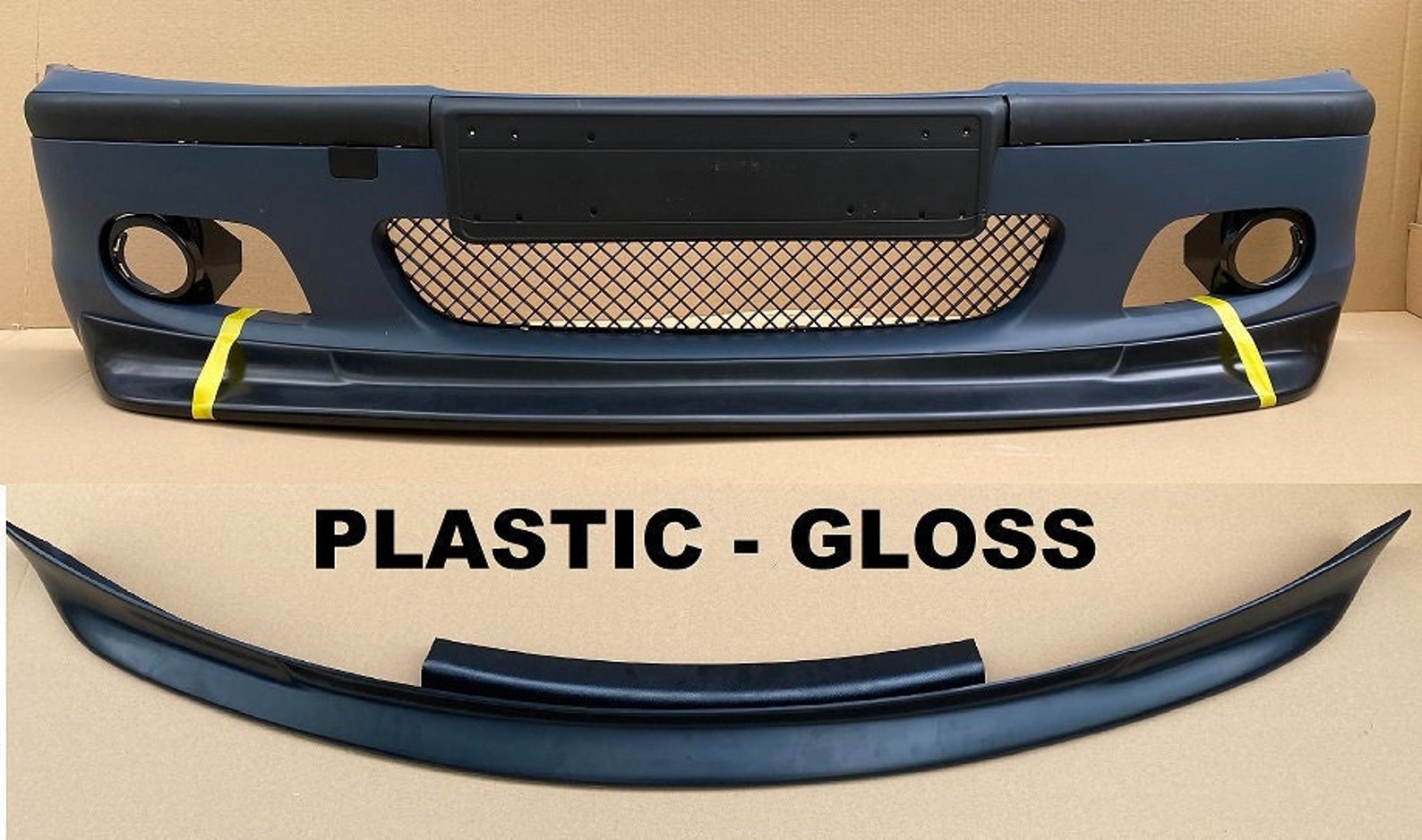 Bmw E46 CSL Front Lip Spoiler MSPORT Mtech 2 Bumper Splitter - Etsy