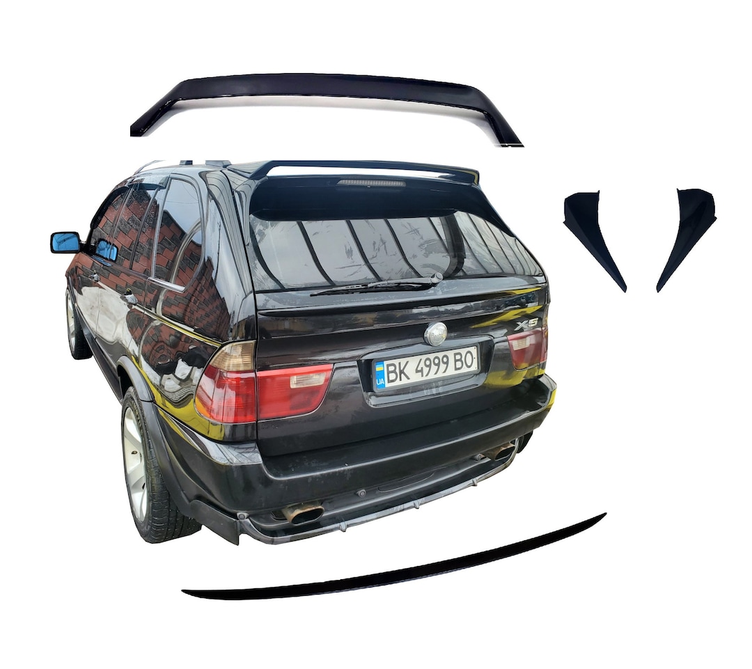 Bmw E53 Lip Spoiler Rear Boot Trunk Roof Side Spoiler Wing Lip Tuning ...