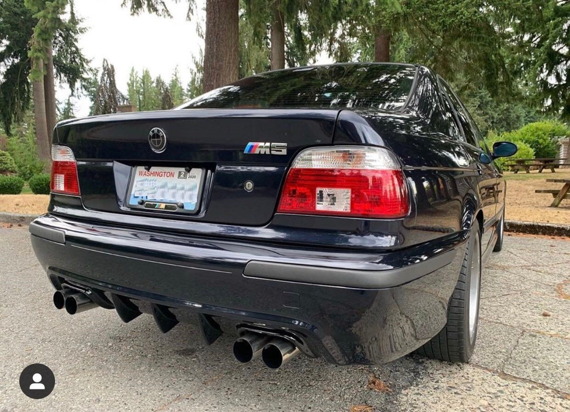 BMW E39 Rear Bumper Diffuser Lip Splitter M5 HM LIP Spoiler - Etsy