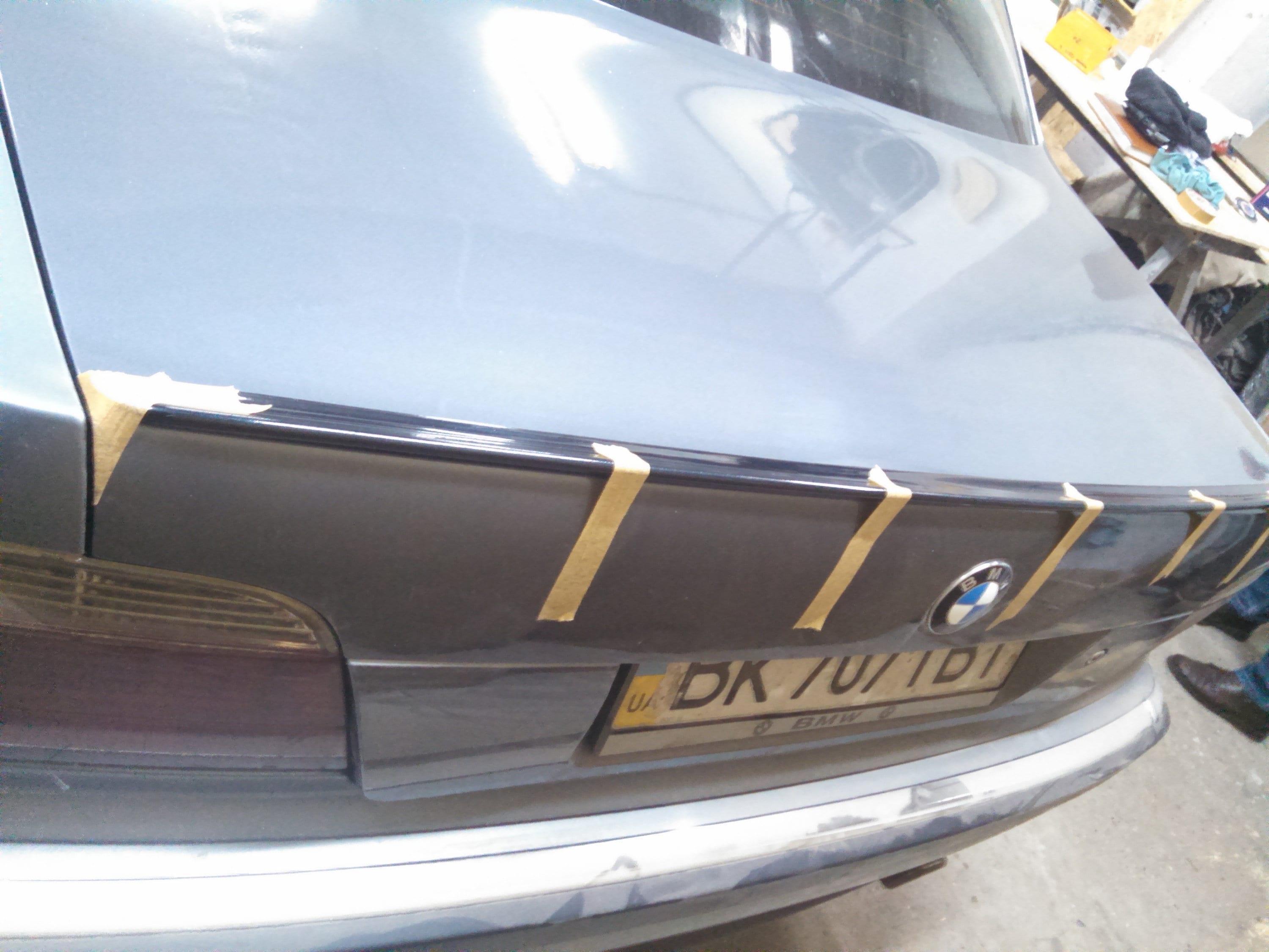 Bmw E38 Spoiler Sedan Rear Spoiler Lip Splitter for All Bmw E38 Sedan ...